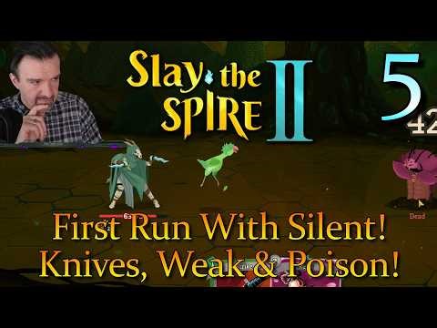 First Run With Silent! Of Knives, Weakness & Poison! DSP Plays It: Slay the Spire 2 Part 5