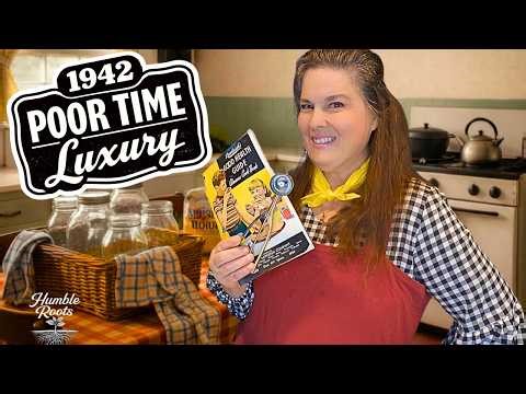 Eating RICH in a POOR Time: 1942 Wartime COOKING