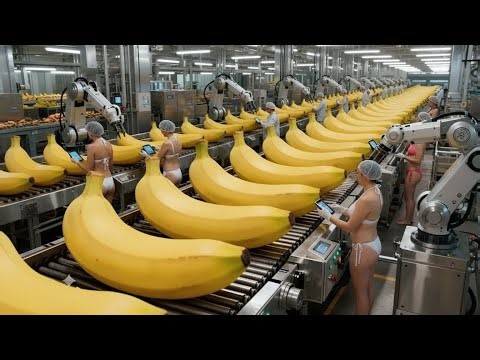 Inside a Modern Banana Chip Factory : From Fresh Bananas to Crispy Fruit Chips (Full Process)