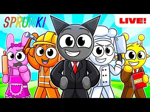 🔴 LIVE! 24 HOURS Sprunki Full Videos! | @Sprunki-World