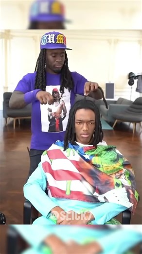 Kai Cenat Reacts to Corey's Hair in Disgust