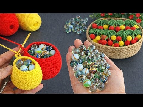 Crochet Cherry Keychain 🍒 Quick, Easy & Profitable Crochet Idea