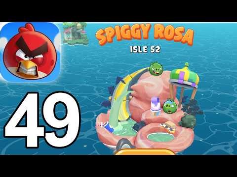 Angry Birds Bounce - SPIGGY ROSA Isle 52 Gameplay Walkthrough Video Part 49 (iOS)