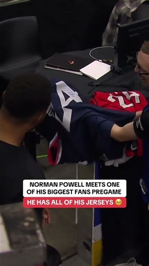 Full circle moment for this Norman Powell fan 🥹