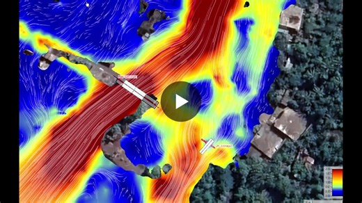 #bridge #modeling #hecras | HYDROTECH Ingénierie