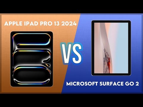 Apple iPad Pro 13 2024 vs Microsoft Surface Go 2 Comparison