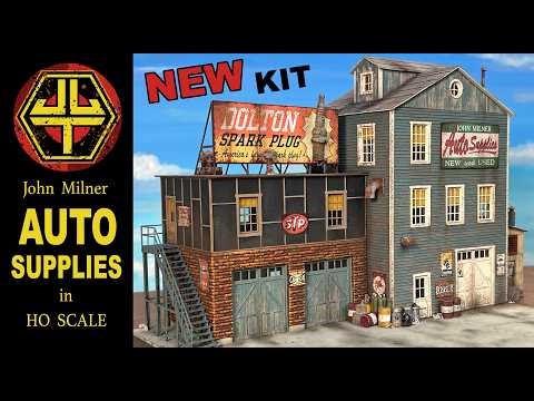 Assembling a new HO scale kit and painting brick!