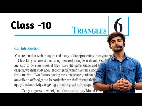 Class 10 Maths Chapter 6 Triangles Introduction | CBSE Board 2026 | Full Explanation