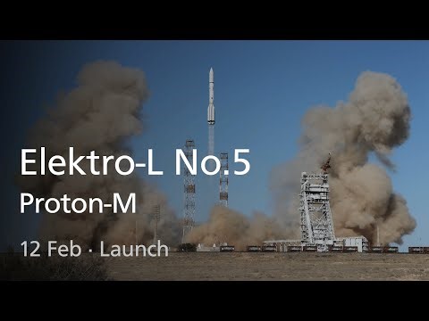 Live: Elektro-L No.5 Proton-M Launch (No Commentary)