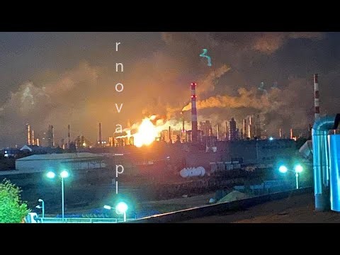 Big Ukrainian Drone on Ryazan Oil Refinery: Distillation Unit Hit