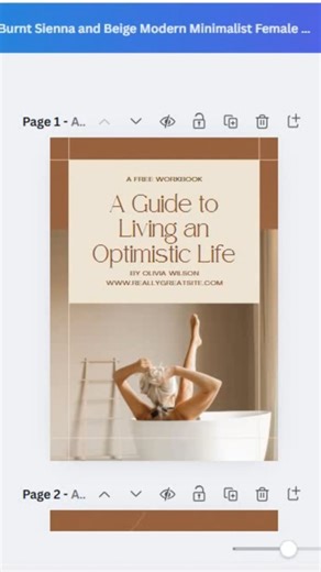 How to Make a Flip Book in Canva (Easy Tutorial) #canva