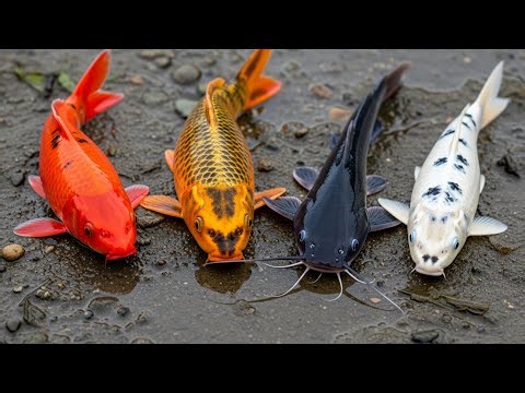 Exploring Deep River to Finding Big Koi Fish | Unexpected Ornamental Fish & River Monster Catfish