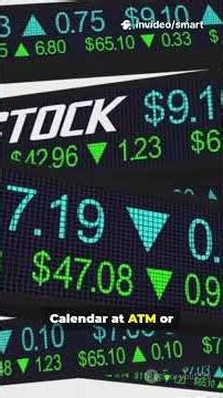 How to make money using the Calendar Spread Option Strategy? #investmentstrategy #futurestrading