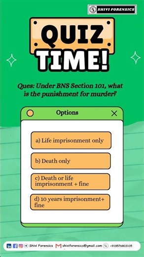 ⚡ Forensic Science Quiz 2026 | Most Expected 83 MCQs