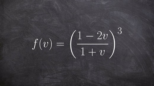 Learn how to take derivative using the quotient rule inside of the chain rule