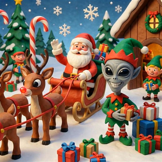 KevinsMind on Instagram: "KevinsMind NFT Galleries- Santa and Elf Alien https://opensea.io/collection/kevins-mind-1 X: @globalblaster TikTok: @kevinsmind3001 #nft #crypto #bitcoin #digitalart #kevinsmind3001 #santa #alien"