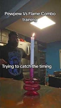 Training using Flame #pyrokinesis #firebender #kinesis #pewpew #candle #fire #chienergy #qigong