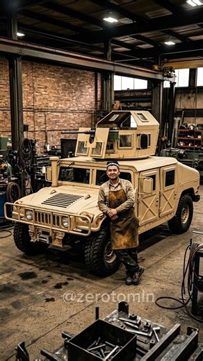 Building a Humvee From Raw Steel || Real Metal Craftsmanship #shorts #ytshorts #humvee