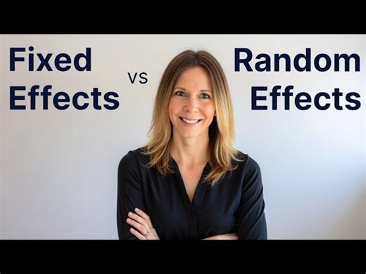 Fixed vs Random Effects (Finally Explained) | Kayla Stajković