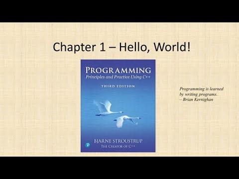 Chapter1 Programming Principles And Practice Using C++ Third edition Bjarne Stroustrup شرح بالعربي