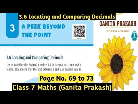 Class 7 Maths NCERT | Ganita Prakash | Chapter 3 | Locating and Comparing Decimals | Exercise 3.6