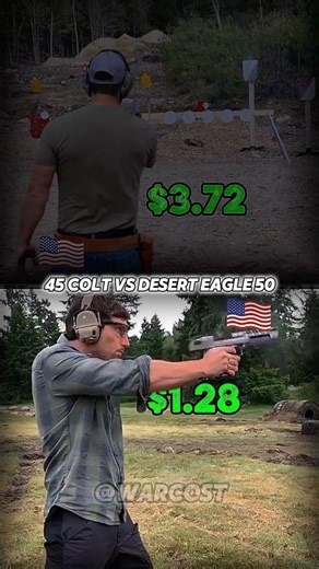.45 Colt vs Desert Eagle .50 AE 💥 Old-School vs Pure Flex