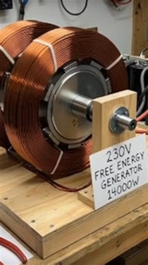 230V Free Energy Experiment | Magnet Generator with Copper Coil & Capacitor #FreeEnergy #FreeEnergyGenerator #MagnetGenerator #MagneticEnergy #CopperWire | Oliver James