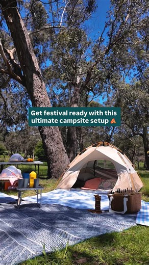 Bunnings Warehouse on Instagram: "Come check out our festival campsite tour ✨⛺️ You’ll be festival-ready in no time with these camping must-haves 😌 Shop the range in store or online via the link in bio ⬆️ #BeyondTheValley #BunningsFinds #FestivalSeason"