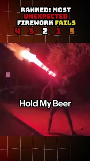 RANKED: Most Unexpected Firework Fails #fireworkFails #EpicFails #Ranked #Unexpected #FunnyMoments