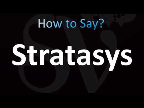 How to Pronounce Stratasys (CORRECTLY!)