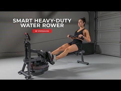 Smart Heavy-Duty Water Rower | Sunny Health & Fitness
