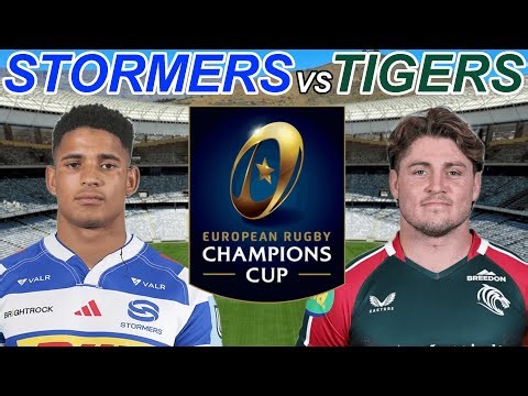 STORMERS vs LEICESTER Champions Cup 2026 Live Commentary