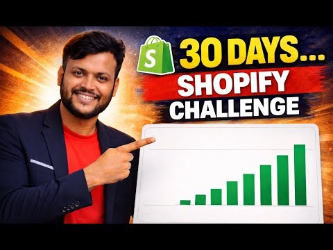 I Took a 30 Day Shopify Dropshipping Challenge | From $0 to Profit?