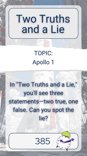 Daily America on Instagram: "TOPIC: A tragic ground-test fire claimed three astronauts and led to critical safety changes in NASA’s space program. Can you spot the lie? Comment your guess below! #americanhistory #ushistory #dailyfacts #dailypuzzles #usa #apollo1 #nasahistory #spaceexploration #engineeringlessons *These posts are intended for entertainment purposes only. Although I strive for accuracy, I make no guarantees, and I disclaim any responsibility for actions taken based on the informat