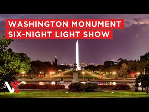 LIVE | Washington Monument Becomes Canvass For Six-Night Light Show | VERTEX