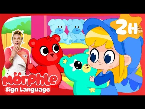 Teddy Bears Everywhere! 🧸 | Best of Morphle | Learn ASL & Baby Sign Language for Kids