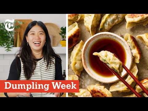 Pork and Garlic-Chive Potstickers | Sue Li | Dumpling Week | NYT Cooking