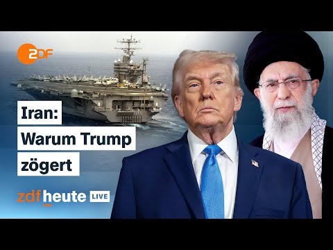Noch kein US-Angriff in Iran: Was plant Trump? | Nahost-Experte Jan Busse bei ZDFheute live