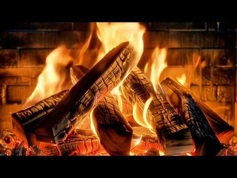 🔥 12 Hours Real Fireplace — Calm Burning Logs & Natural Crackling Fire