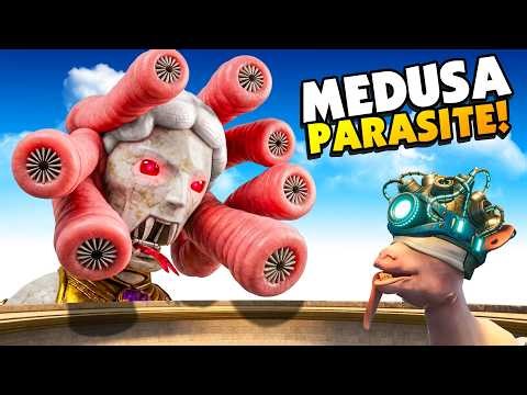 Infecting MEDUSA With WORMS in Goat Simulator 3!