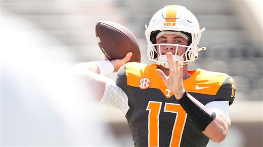 Ryan Staub on quarterbacks facing Jim Knowles' defense in spring practice