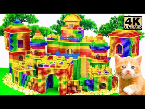 How To Make Busy Train Station Has Overflowing Swimming Pool From Magnetic Balls For My Cute Pets