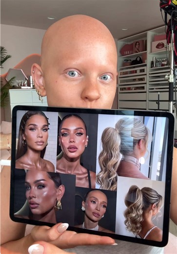 This wig looks so real 🤩🤩 This was my prom makeup look for the Lulu’s prom night!! -for my face im using the Loreal Glotion -for eyebrows, I am using the L’Oreal Faux Brow Pen -for eyeliner I’m using the Too Faced better than sex liner -for eyeshadow I am using eyeshadow palettes from Natasha Denona -For Lashes, I am wearing the House of Lashes “iconic” lashes -for concealer I am using Nars -for bronzer I am using the Natasha Denona liquid bronzer -for blush I’m using the Rare Beauty luminous 