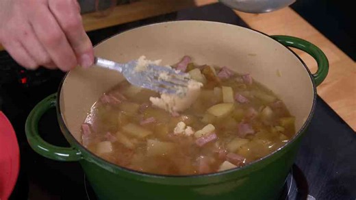 Watch this creamy chowder build deep flavor fast