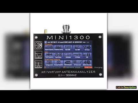 Mini1300 43 inch LCD Touch Screen 011300MHz HFVHFUHF ANT SWR Antenna Analyzer Meter Tester Premium