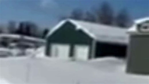 Several feet of snow fall in northern Michigan