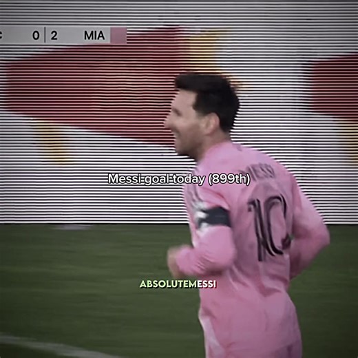 Messi's Incredible 899th Goal Against DC United