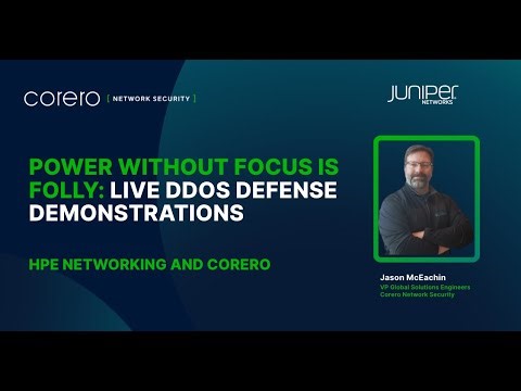 Power Without Focus Is Folly: Live DDoS Defense Demonstrations