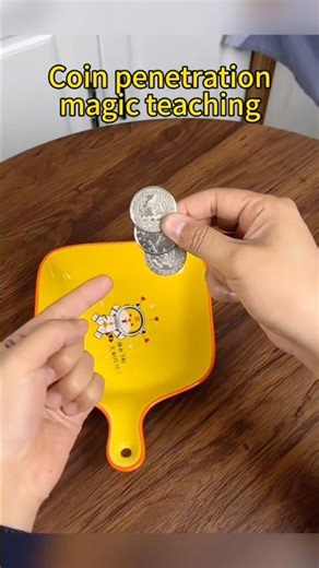 Coin Penetration Magic Tutorial #magicteaching #magic #魔术教学