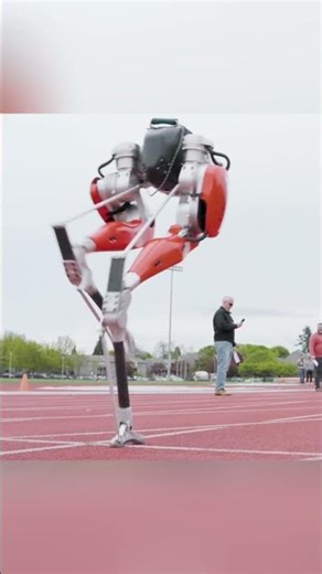 Cassie робот-страус пробежал 100м за 24.73сек #инновации #технологии #short